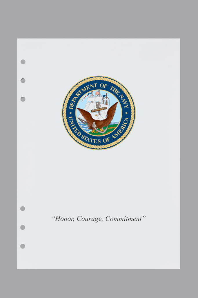 Service Insignia Navy Title Pages – Vischer Funeral Supplies
