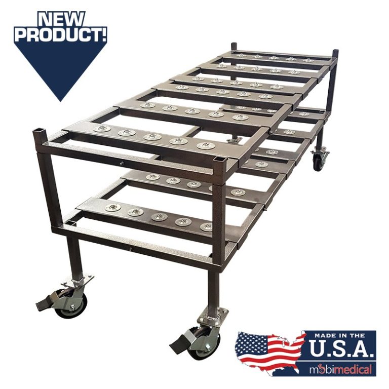 2 Tier Multi-Directional Loading Mortuary Roller Rack – Vischer Funeral ...